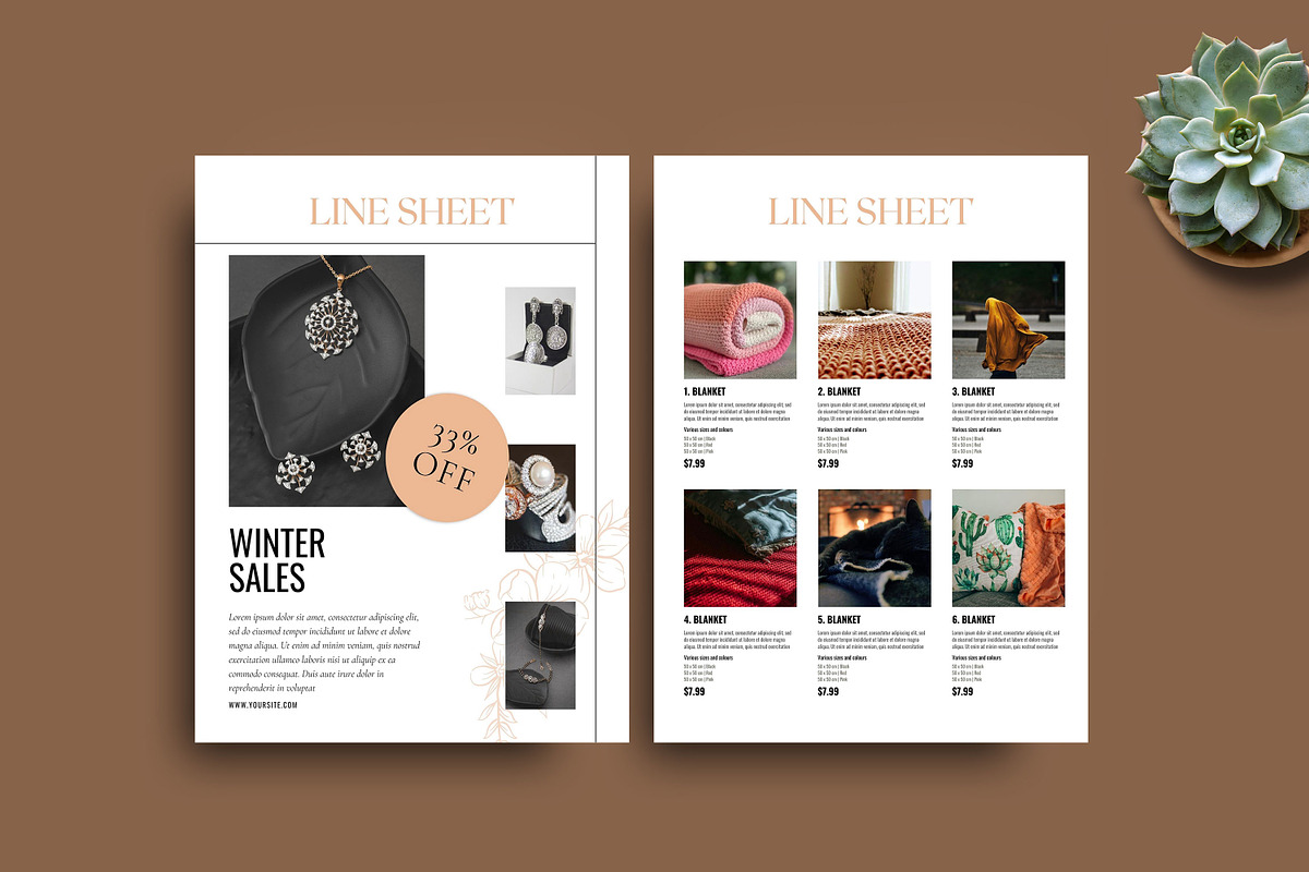 Canva Line Sheet Flyer Template, a Stationery Template by Ultimate ...