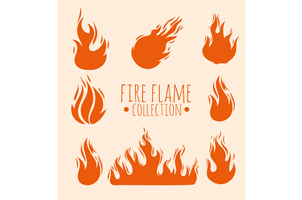 Fire Element Symbols, an Object Graphic by mikailain