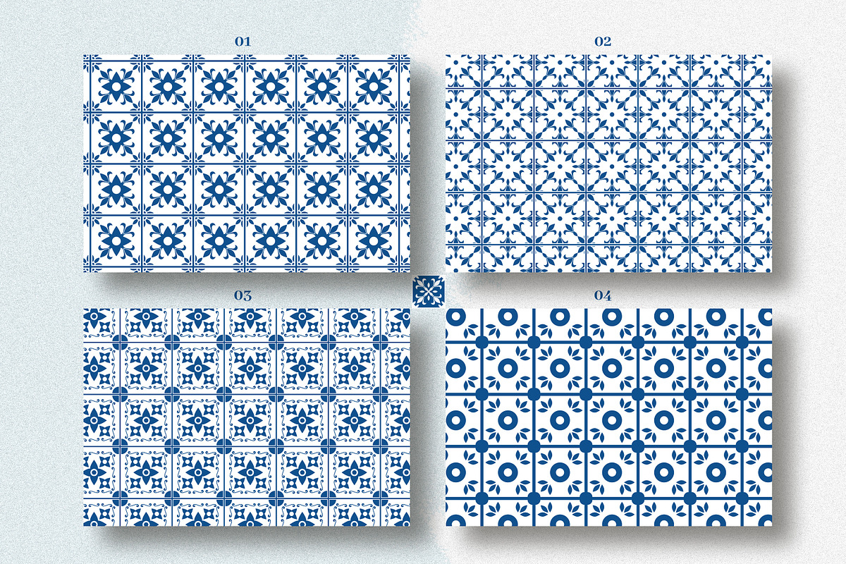 Seamless Mediterranean Patterns, a Pattern Graphic by AndrewPixel