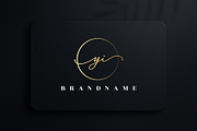 Letter YI handwritten signature logo | Creative Market