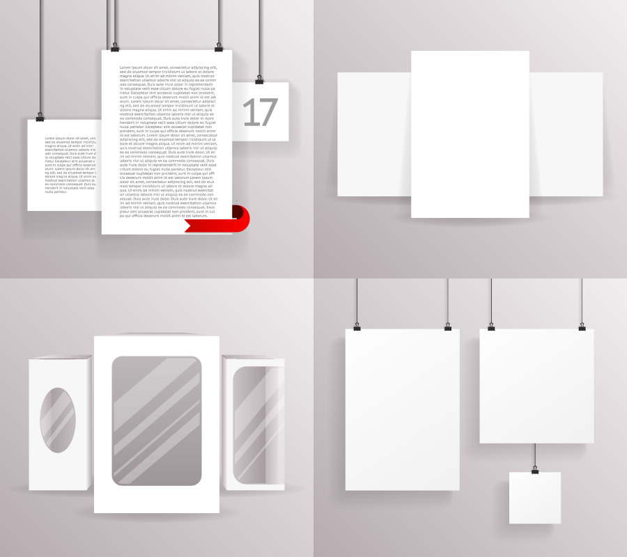 Mock Up Set Frames, a Print Template by Meiluns shop
