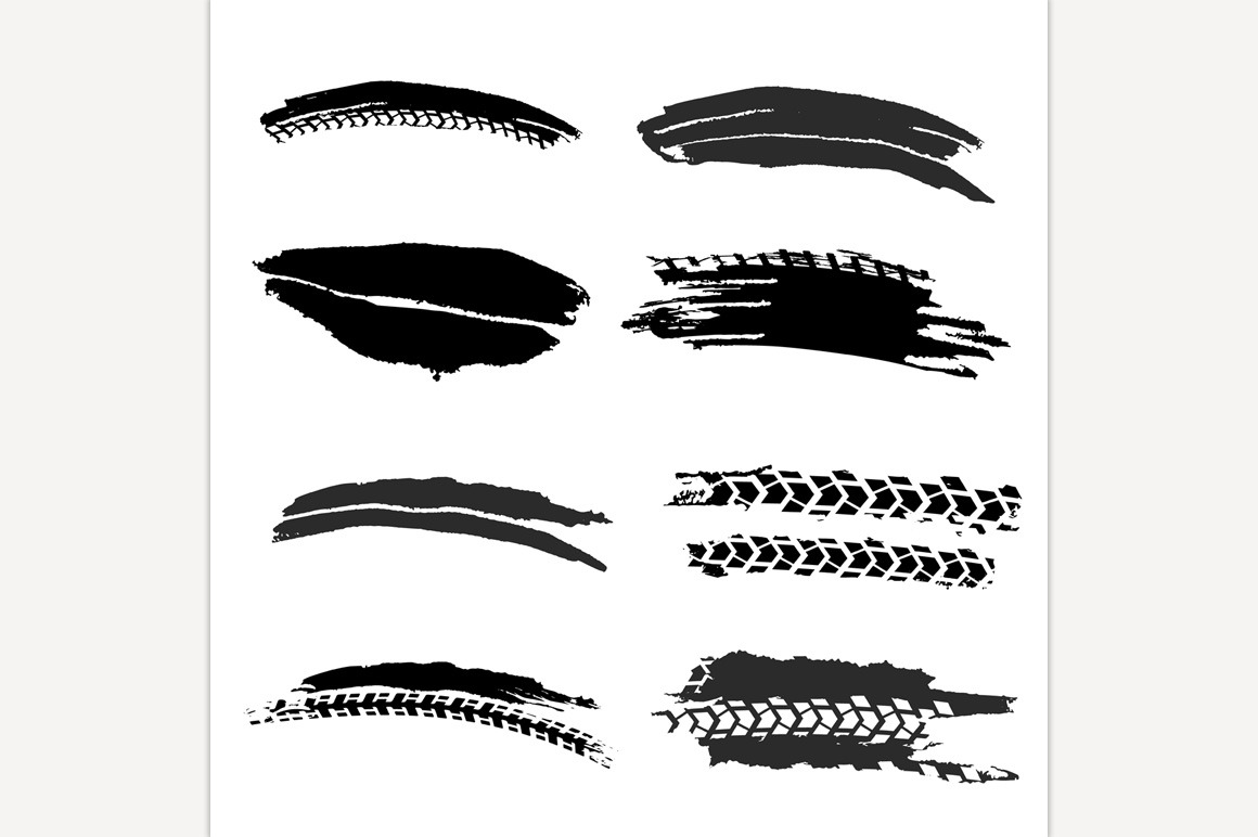 Grunge Off Road Elements, a Texture Illustration by Anna's Shop