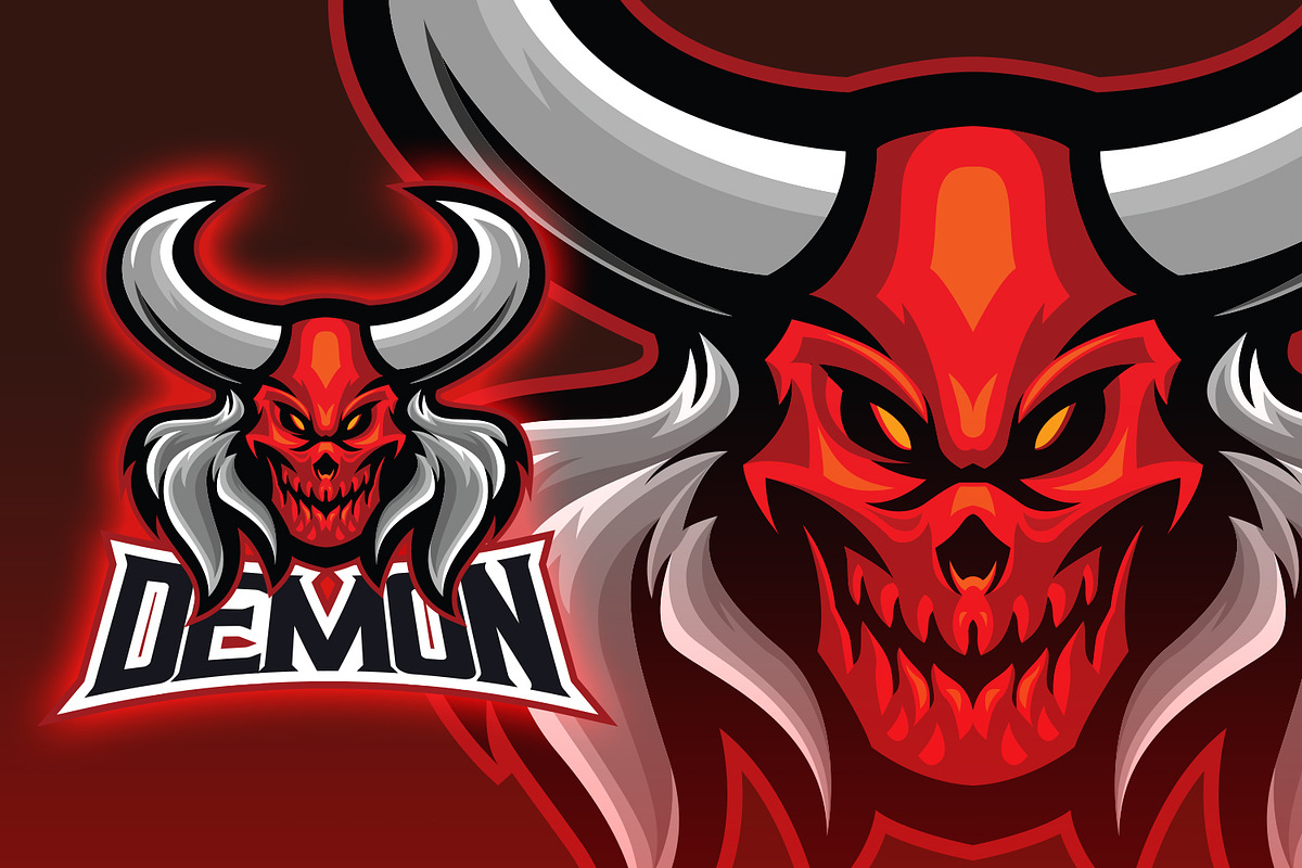 Demon Esport Logo, a Branding & Logo Template by Suhandi