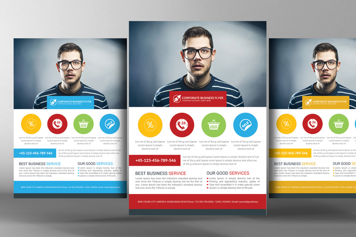 Global Marketing Flyer Template, a Flyer Template by graphicforest ...