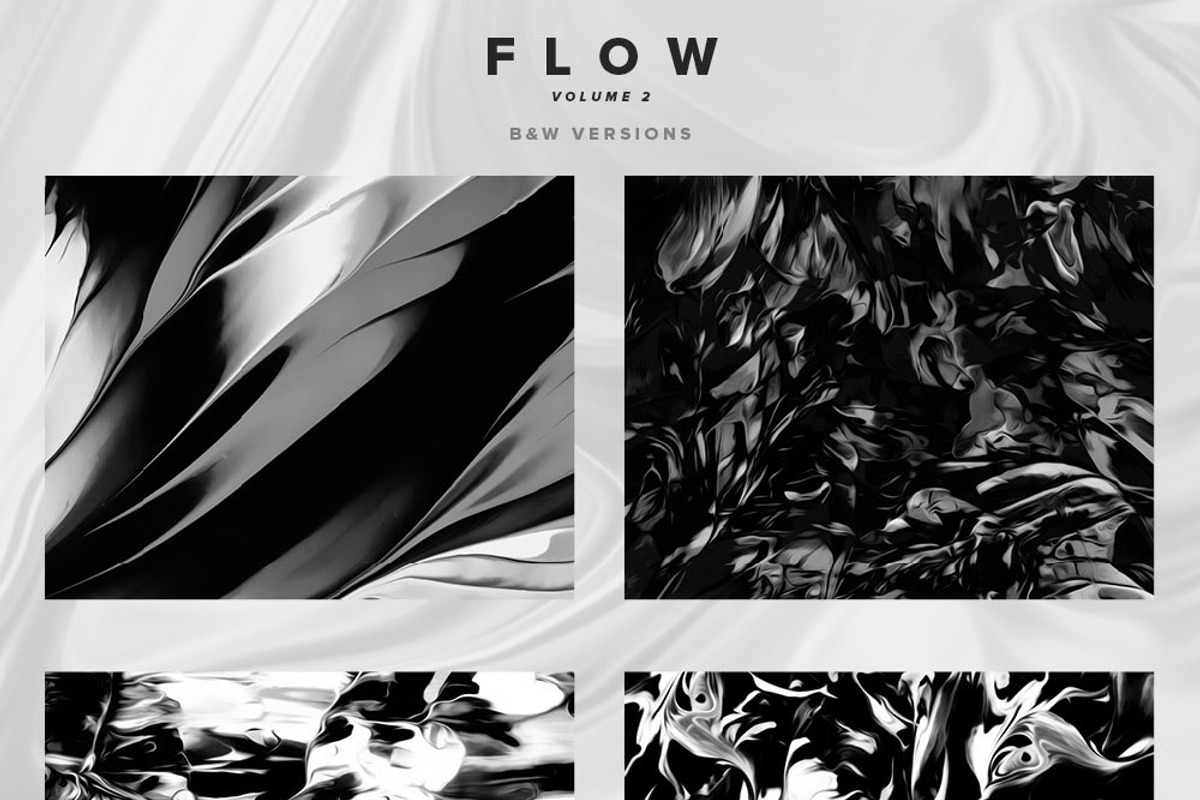 Flow, Vol. 3: 100 fluid paintings, a Texture Graphic by Chroma Supply