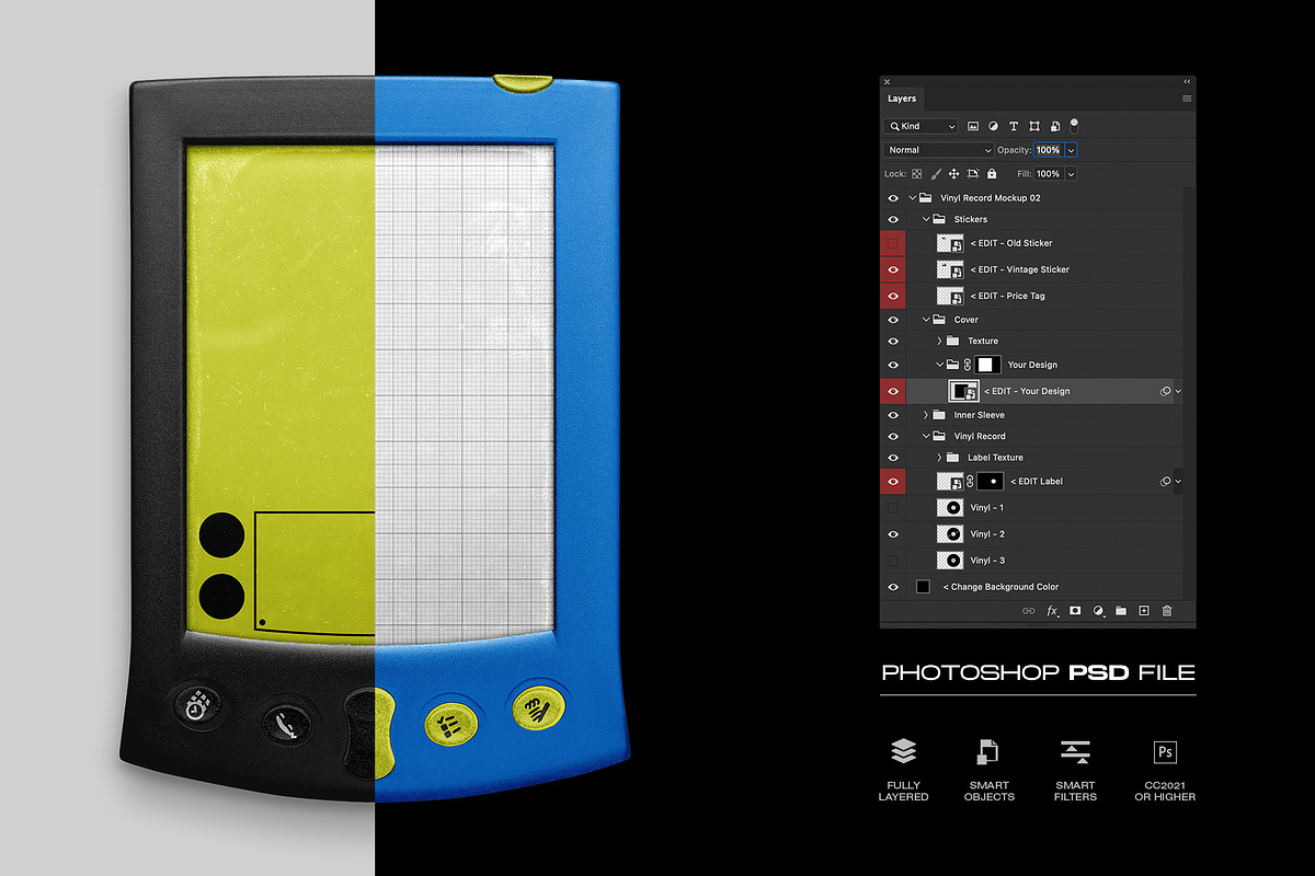 Retro Mobile Device Mockup Bundle, a Device Mockup by FLYERWRK
