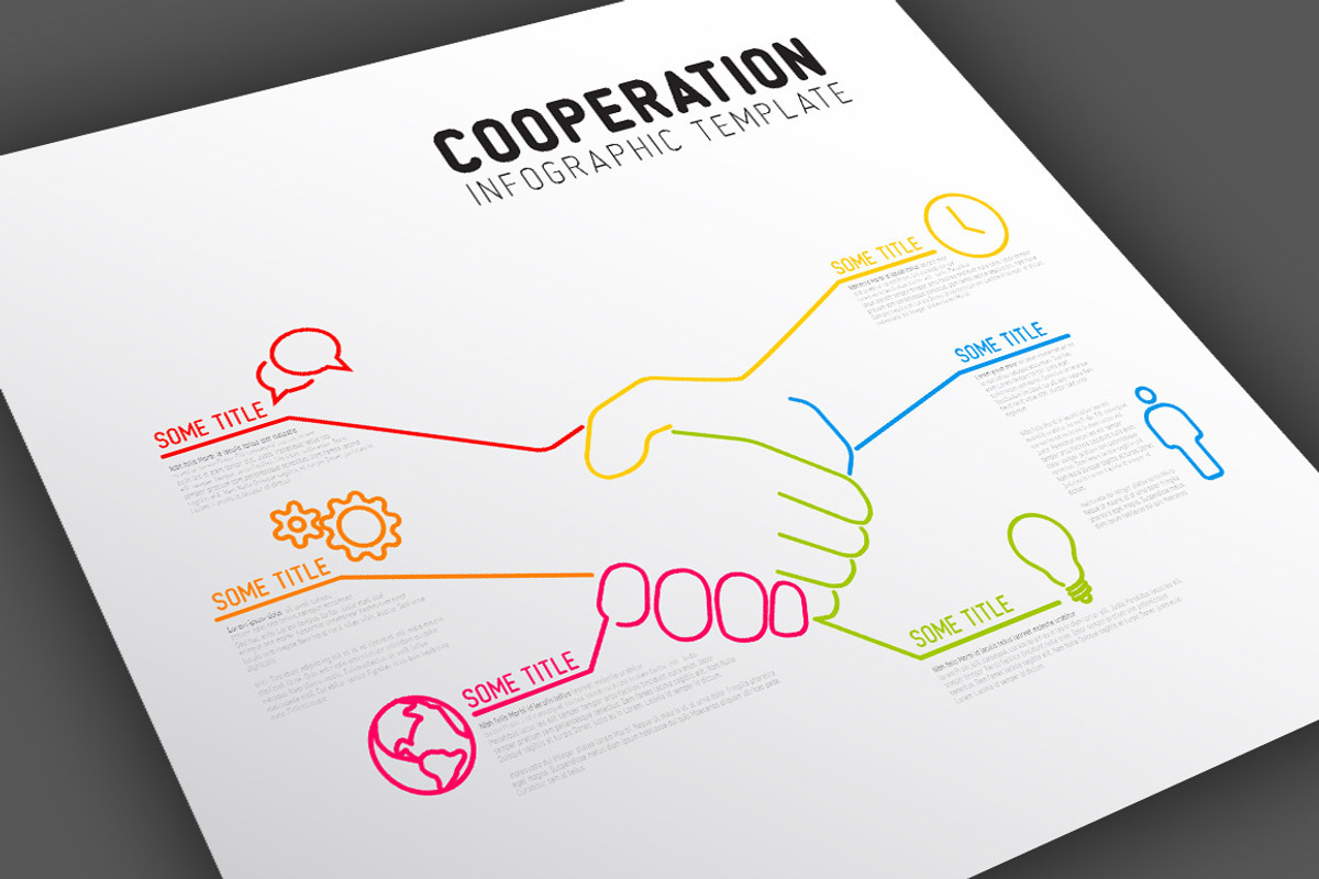 Cooperation Infographic Template, a Presentation Template by Orson