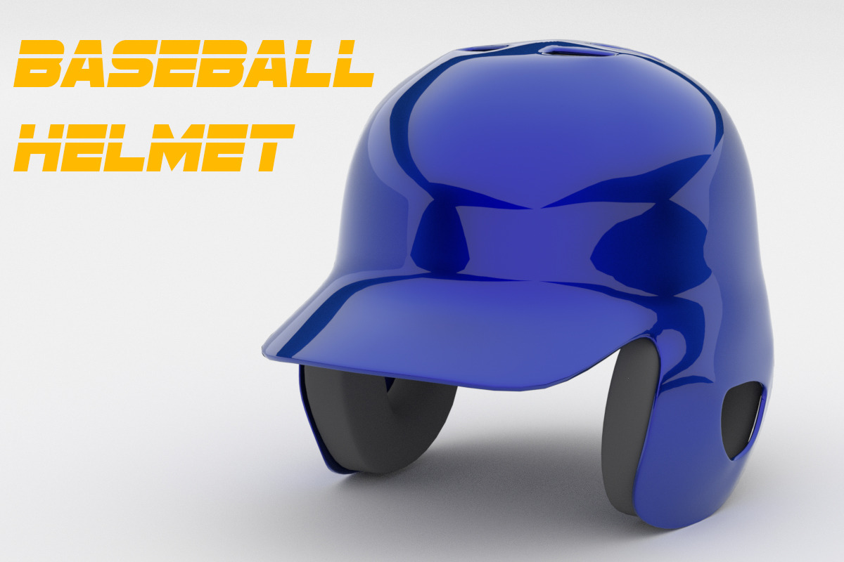 Classic Baseball Helmet 3D Model | 3D Objects ~ Creative Market
