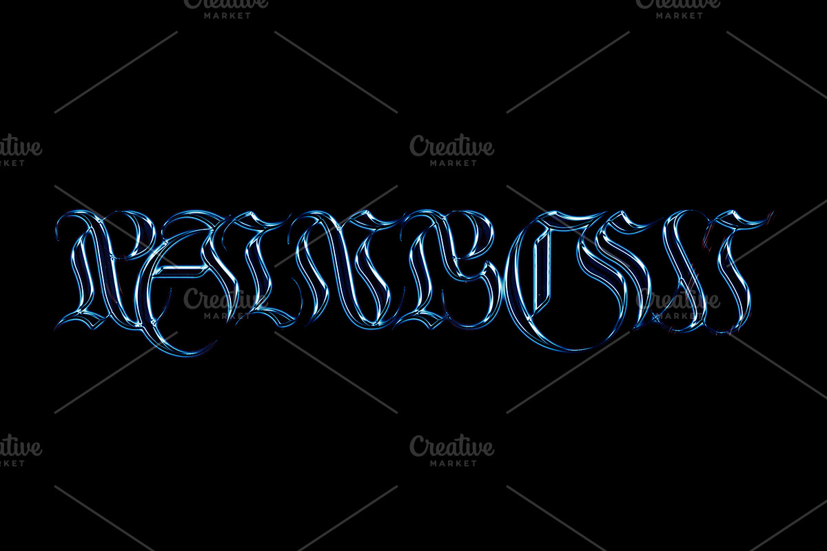 Chrome Logo PSD Effect