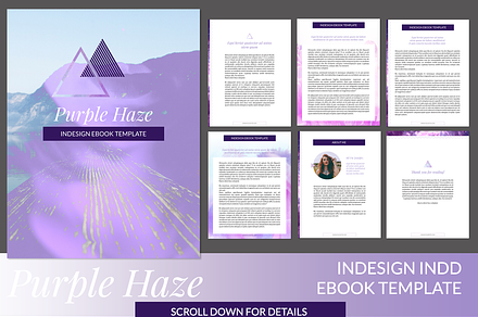 Boho Babe InDesign Ebook Template, a Presentation Template by Coral Antler