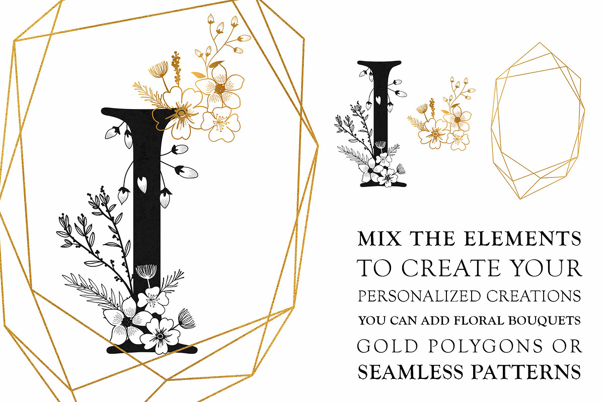 Alphabotanica - Botanical Alphabet Set