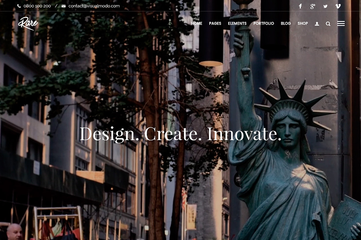 Rare Muitli-Purpose WordPress Theme