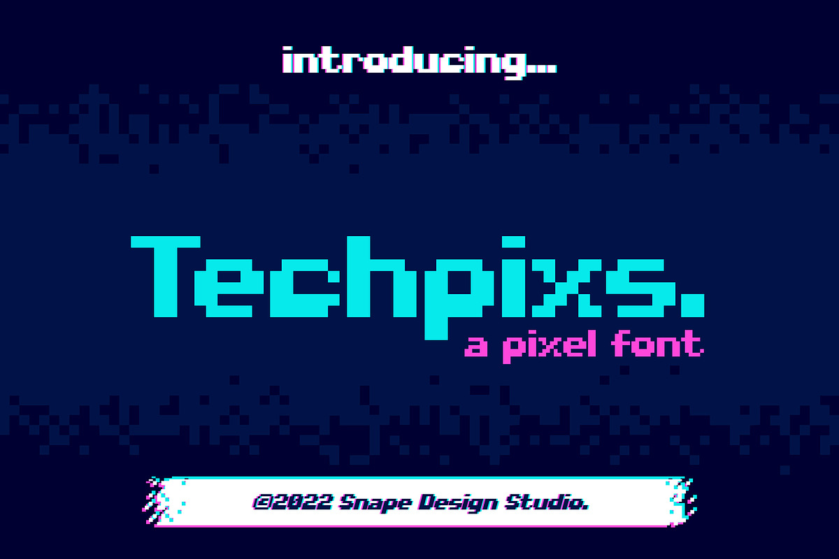 Techpixs - Pixel Font