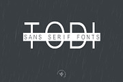 Todi, a Sans Serif Font by Blossom