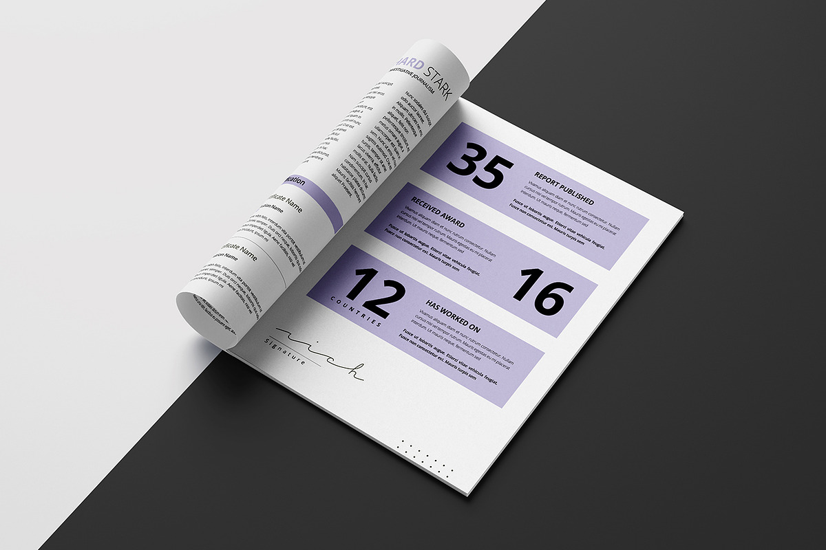 Crime Portfolio Brochure, a Brochure Template by crazyOWL