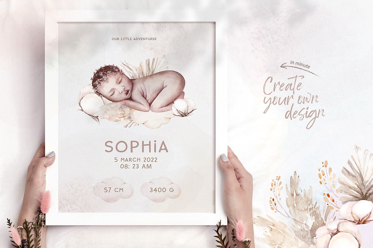 Newborn baby collection Part II, a Person Illustration by Peace ART ...