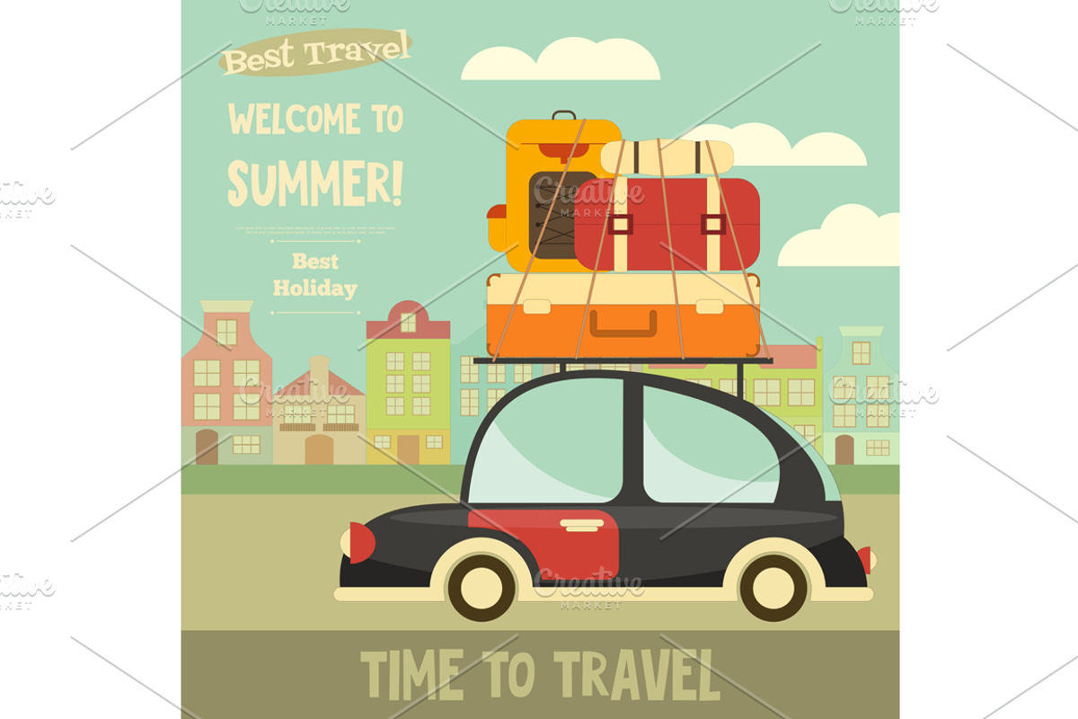 Travel Card, an Object Illustration by ELFIVETROV DESIGN