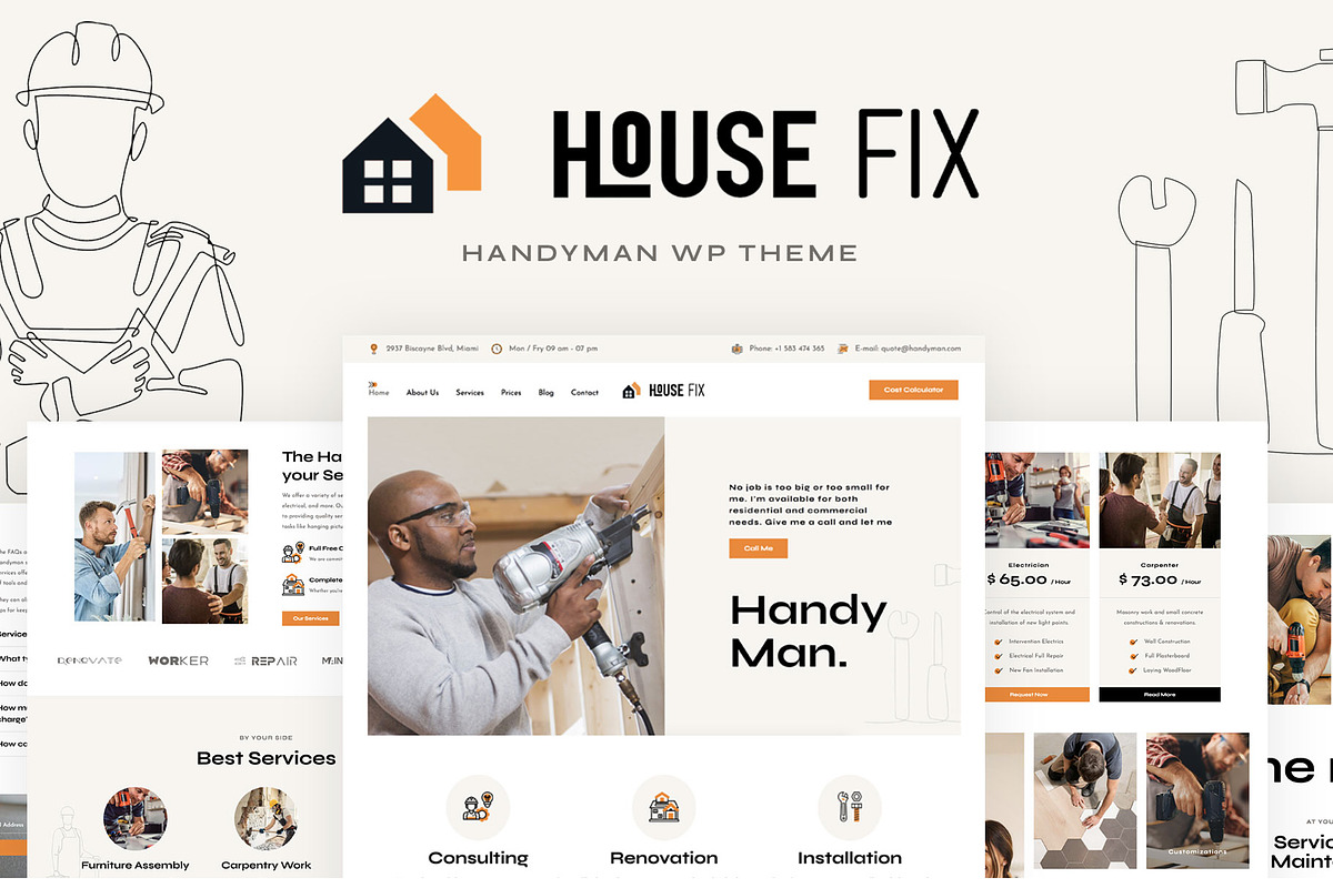 Handyman WordPress Theme