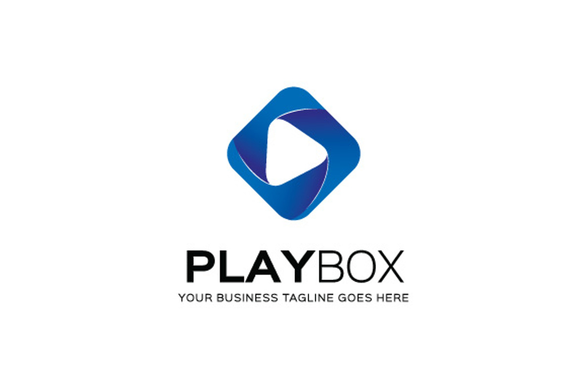 Play Box Logo Template, a Branding & Logo Template by The Branding Fusion