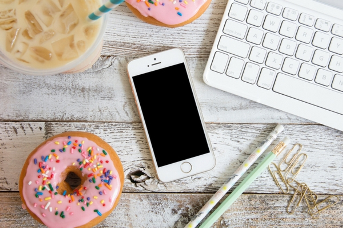 Hello Donut!, an iPhone Mockup by Say Hello Photos