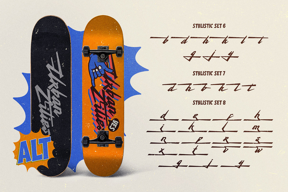 Handrich Typeface, a Script Font by alit design