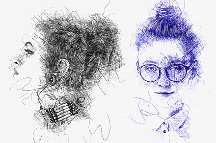 Manga Style Sketch Effects, an Action Add-On by pallabip