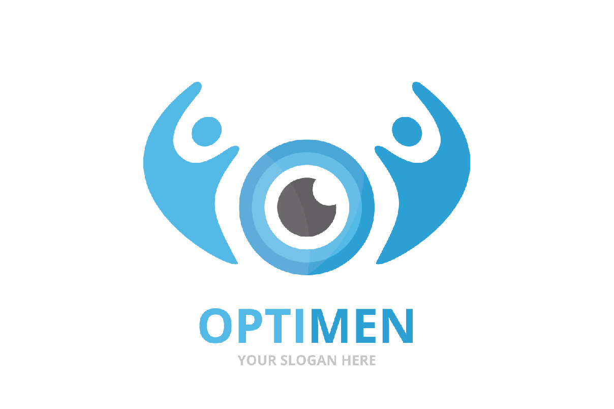 Vector eye and people logo, a Branding & Logo Template by GraphiShop