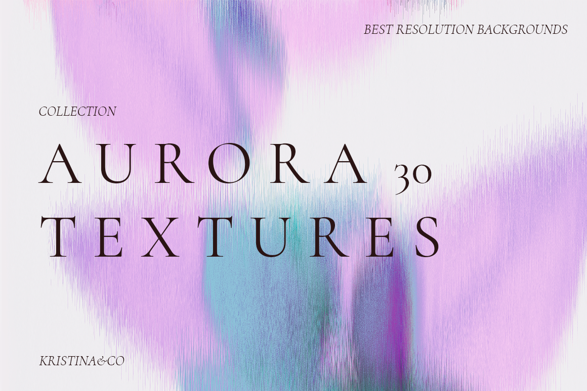 Aurora Textures - Digital Art, a Texture Graphic by Kristina&Co