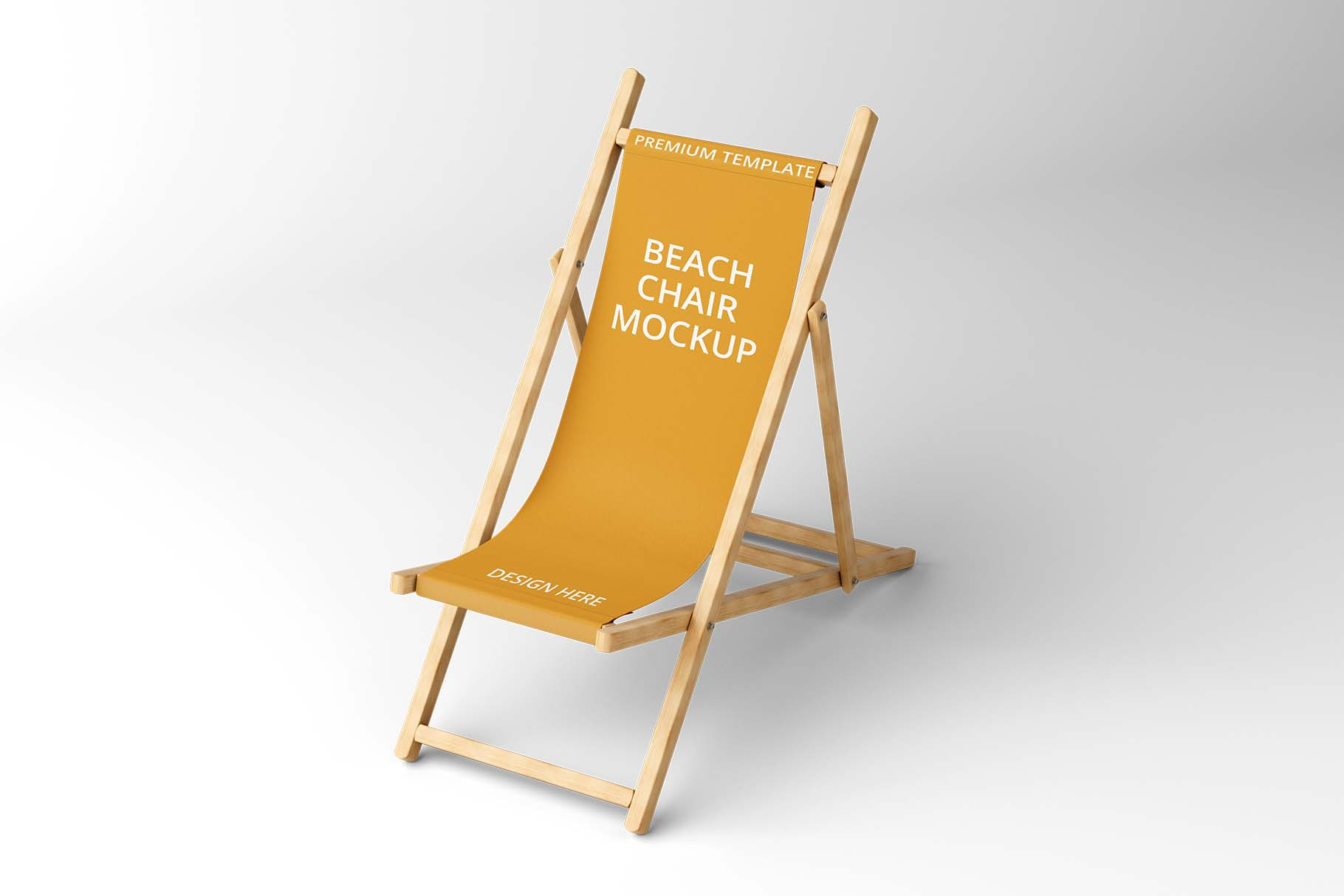 Beach Chair Table Mockup