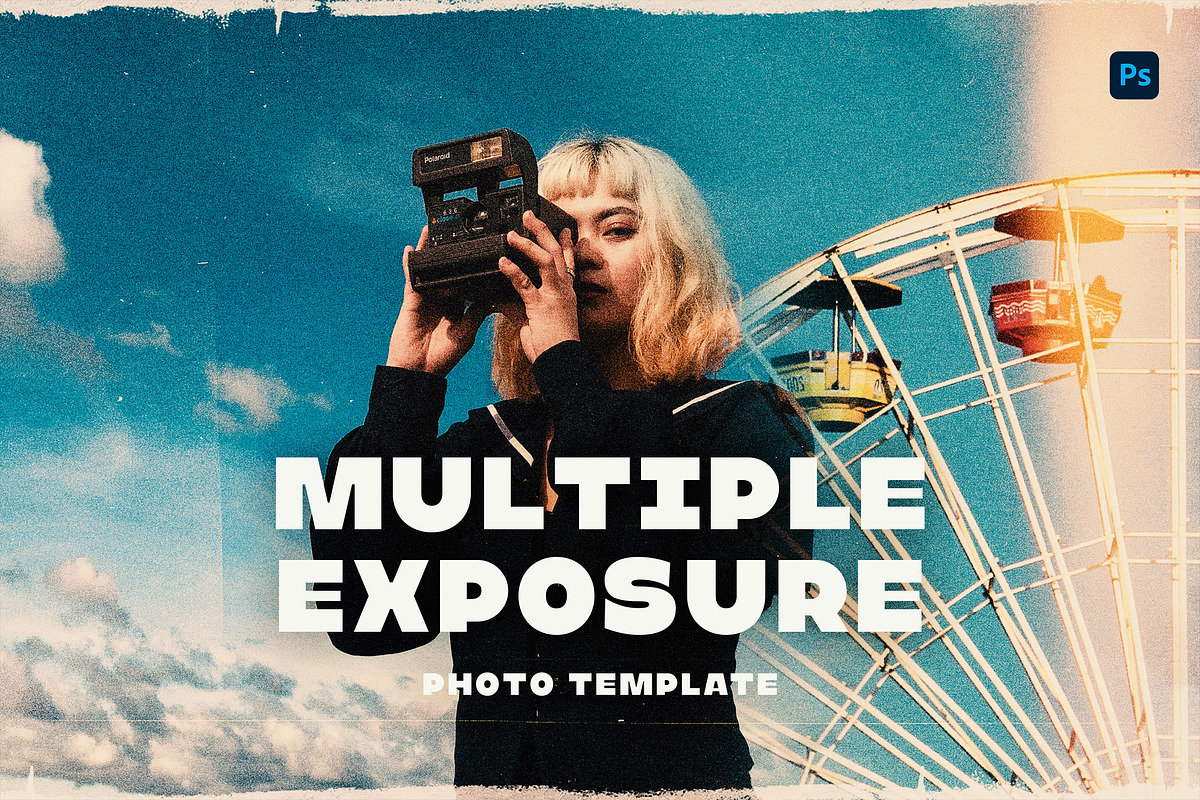 Multiple Exposure Photo Themplate, a Brushes & More by Andrew Skoch Design