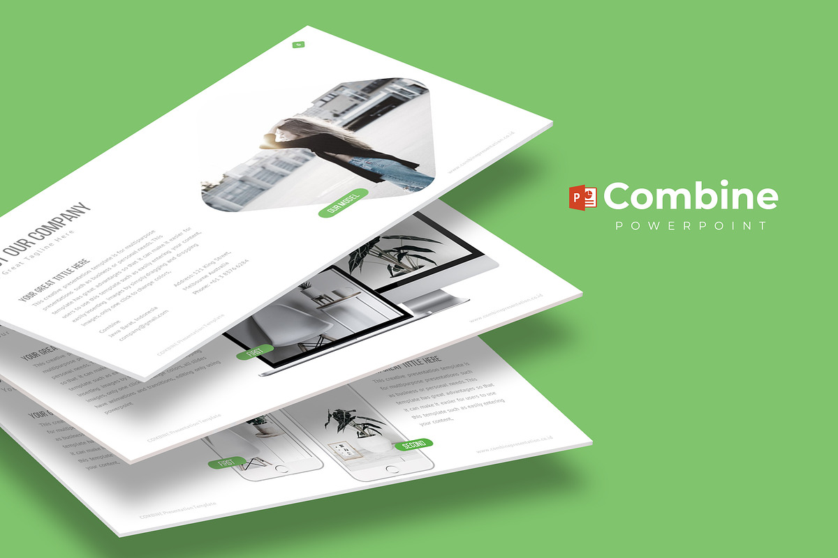 Combine - Powerpoint Template, a Presentation Template by inspirasign