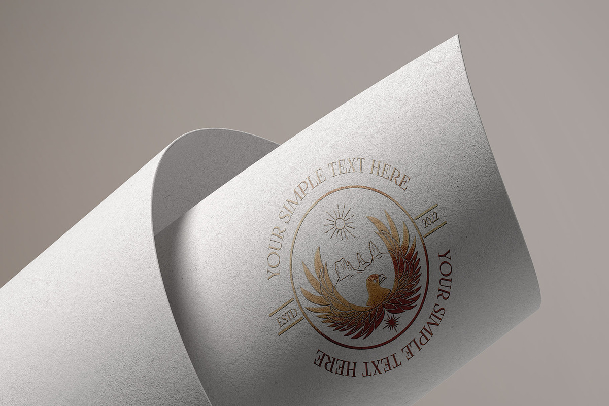 Mystical Western logotype & clipart