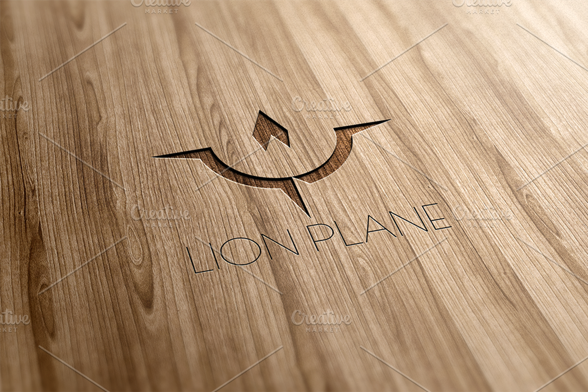 Lion Plane Logo Design, a Branding & Logo Template by Florin Chitic