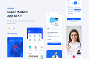 Medilab - Super Medical App UI Kit, an UI Kit Template by tmrw.
