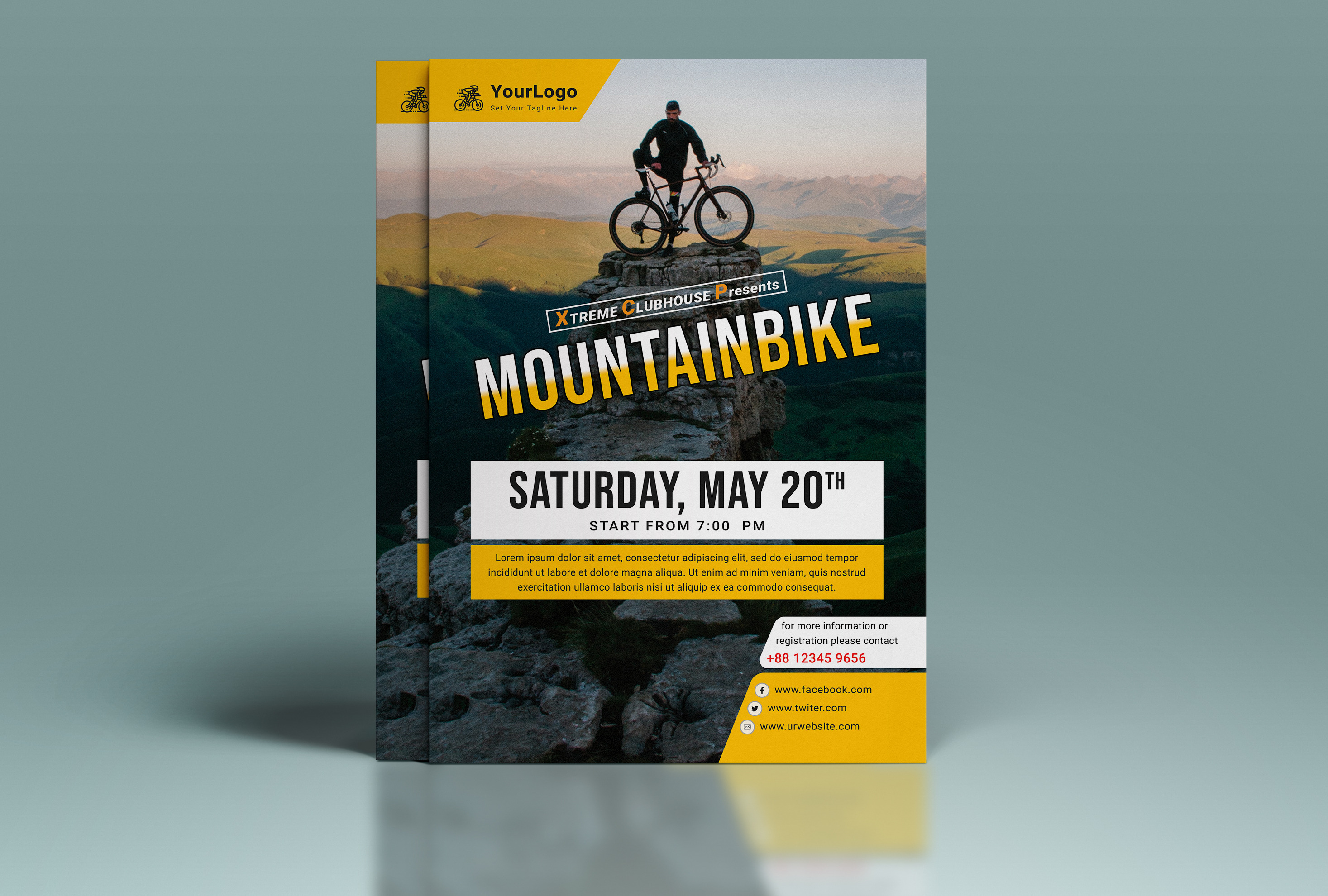 Cycling Flyer, a Flyer Template by graphicsunday