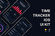 Timetracker iOS UI Kit, an UI Kit Template by Nikita E.