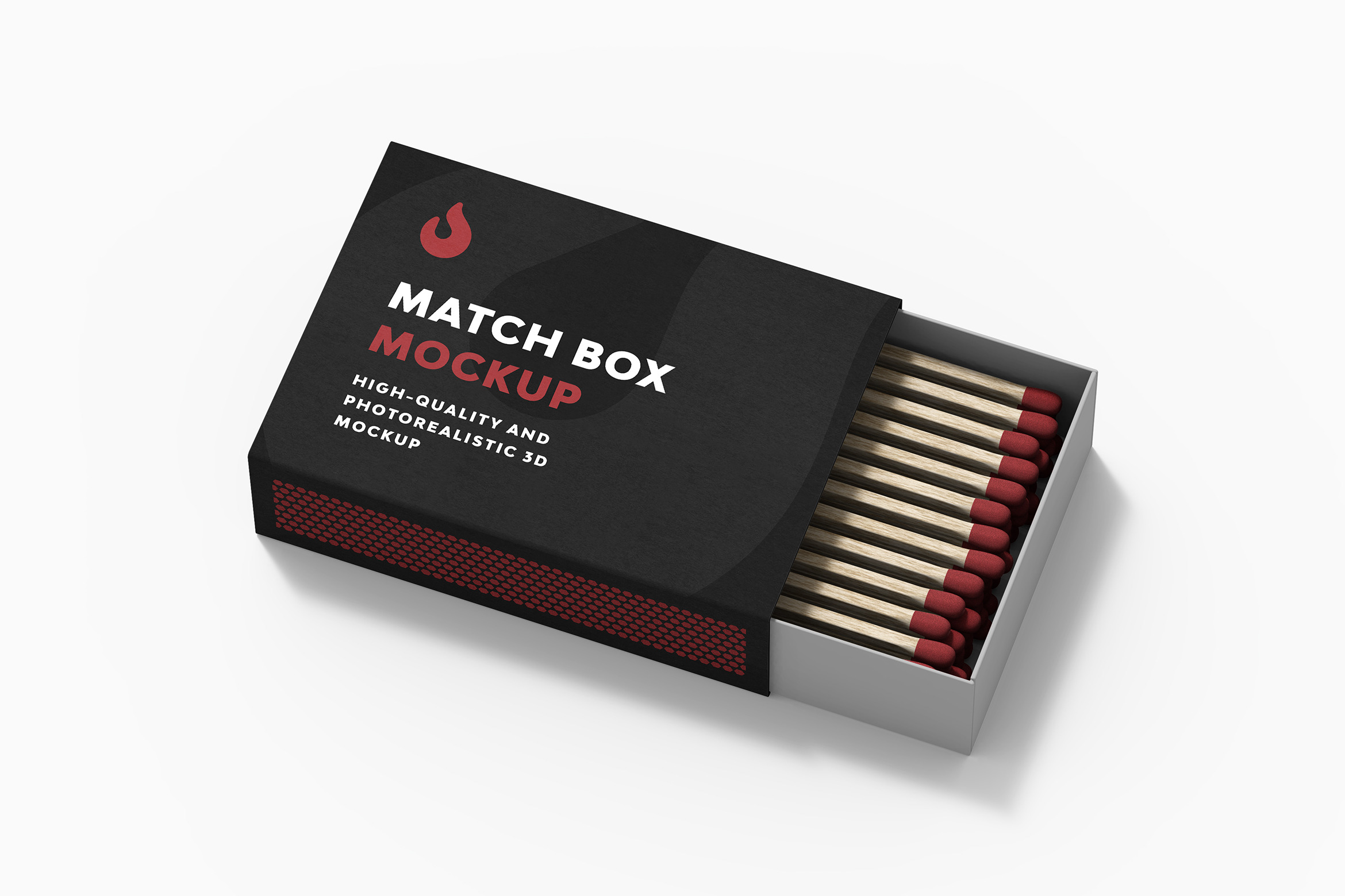 Match Box Mockup, a Packaging Mockup by UnicDesign | Creative Market