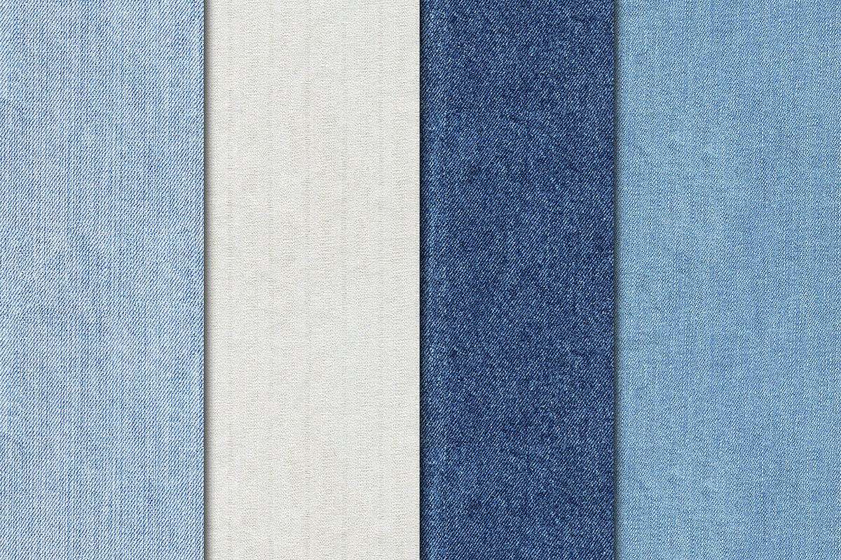 Denim seamless patterns, a Pattern Graphic by DollyPotterson