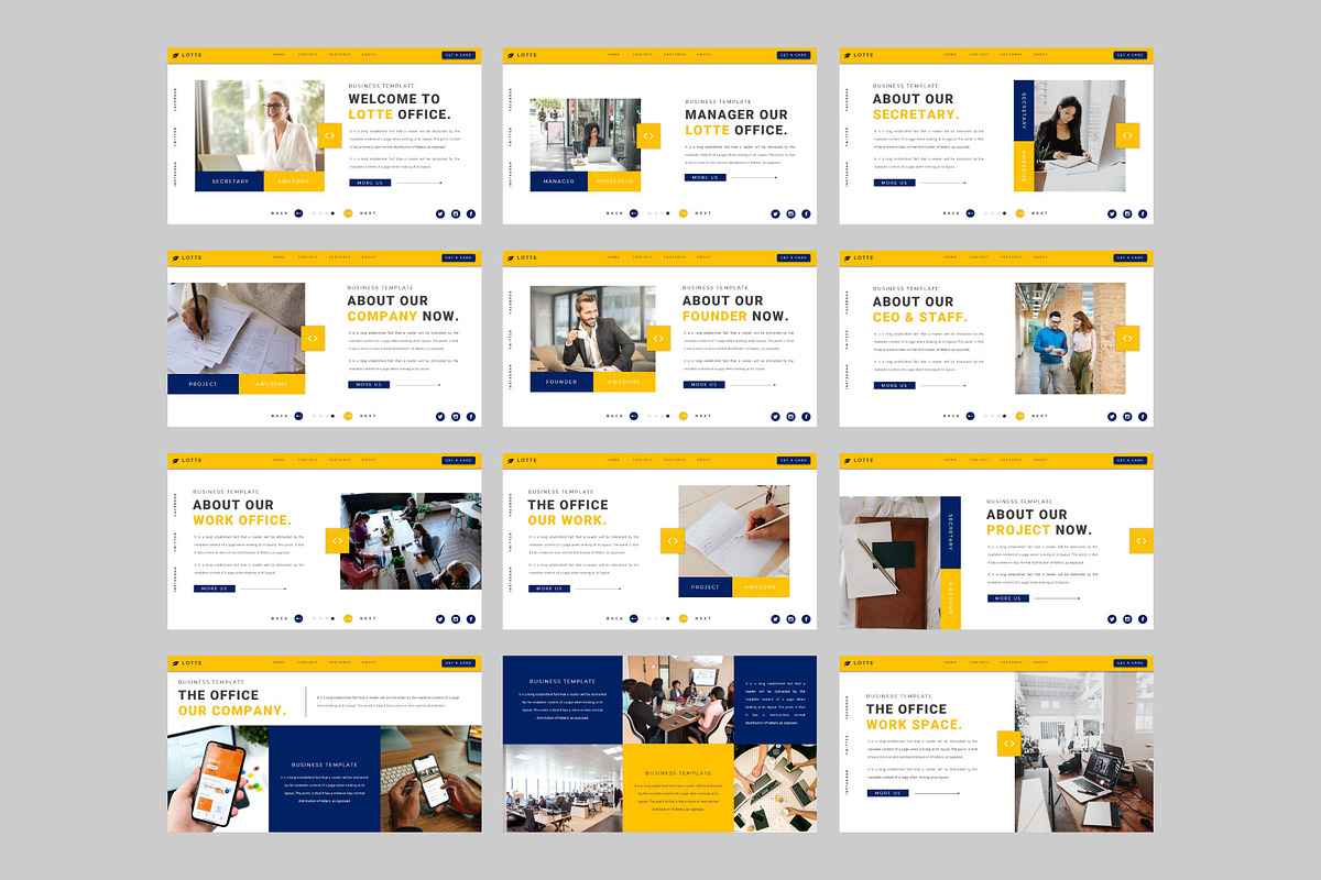 LOTTE Powerpoint Template, a Presentation Template by Yo Slide