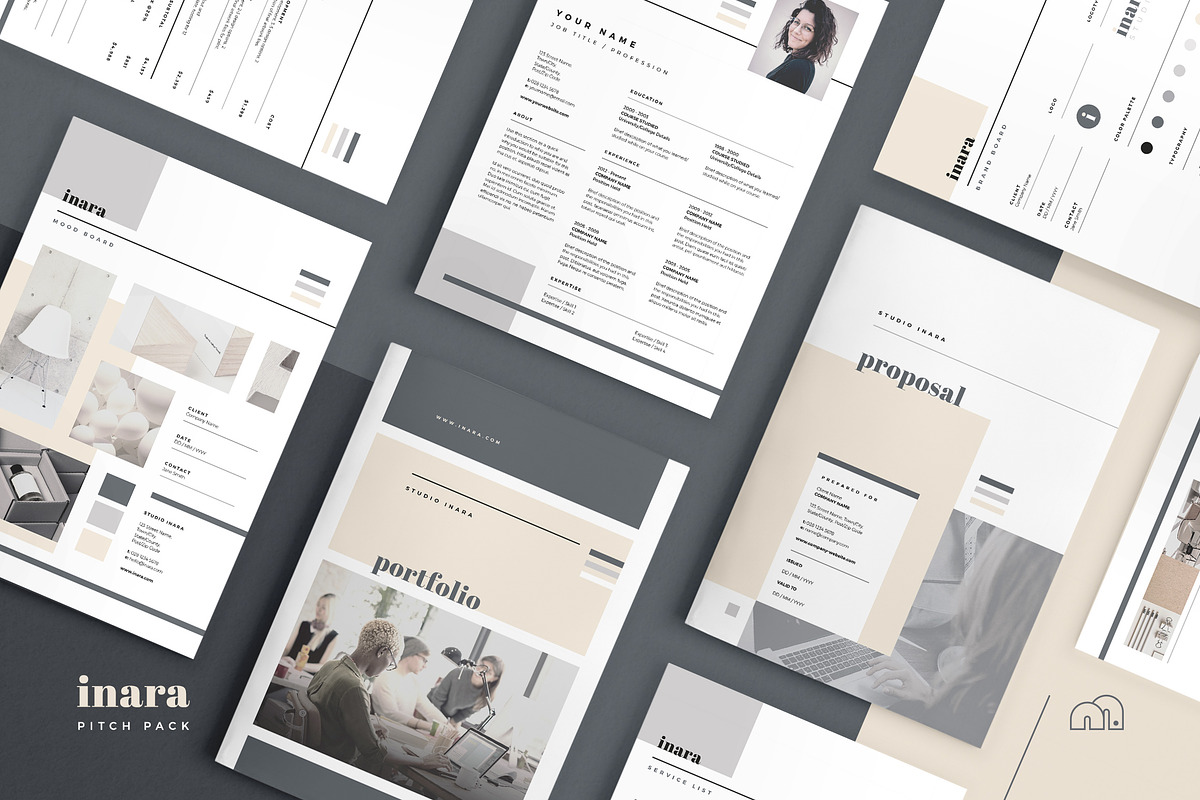 Pitch Pack - Inara, a Brochure Template by bilmaw creative | Creative ...