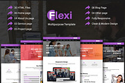 Flexi - Multipurpose HTML5 Template, a HTML Template by CreativeGigs | Creative Market
