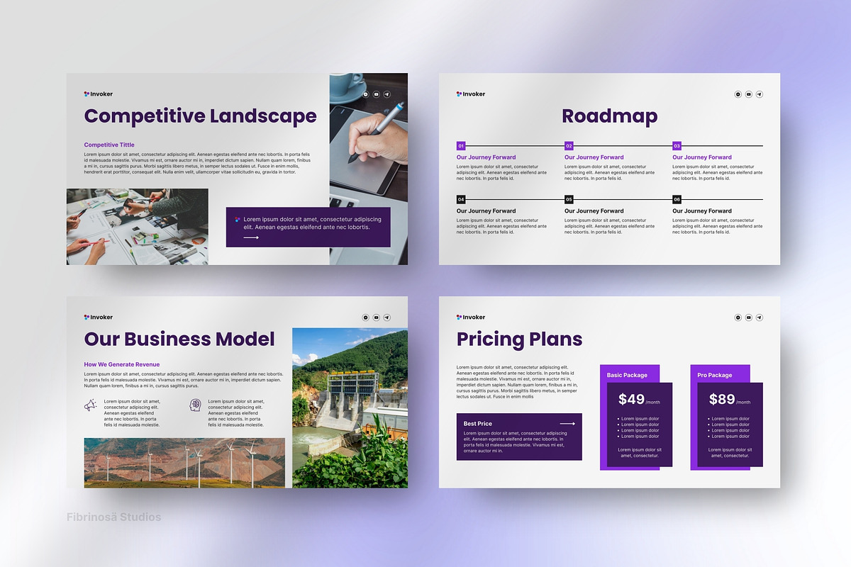 Pitch Deck Invoker Renewable Energy, a Presentation Template by FIBRINOSÄ