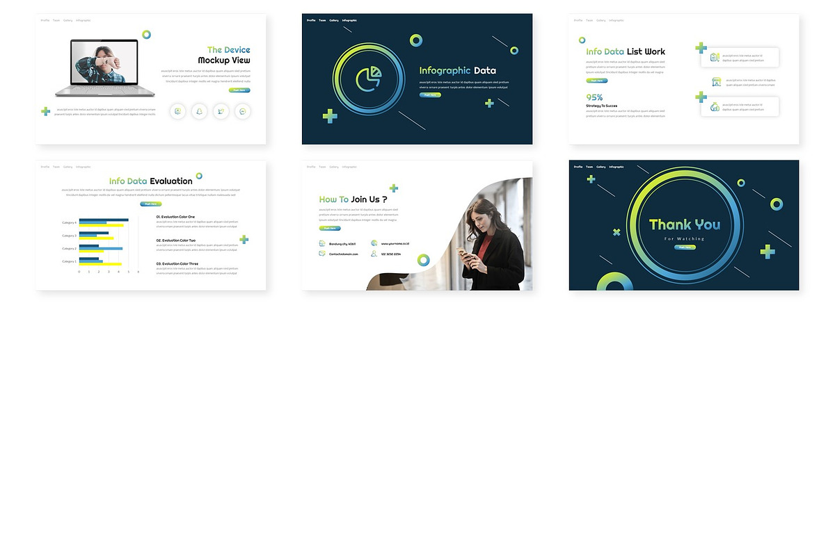 Light Color - Powerpoint Template, a Presentation Template by inspirasign