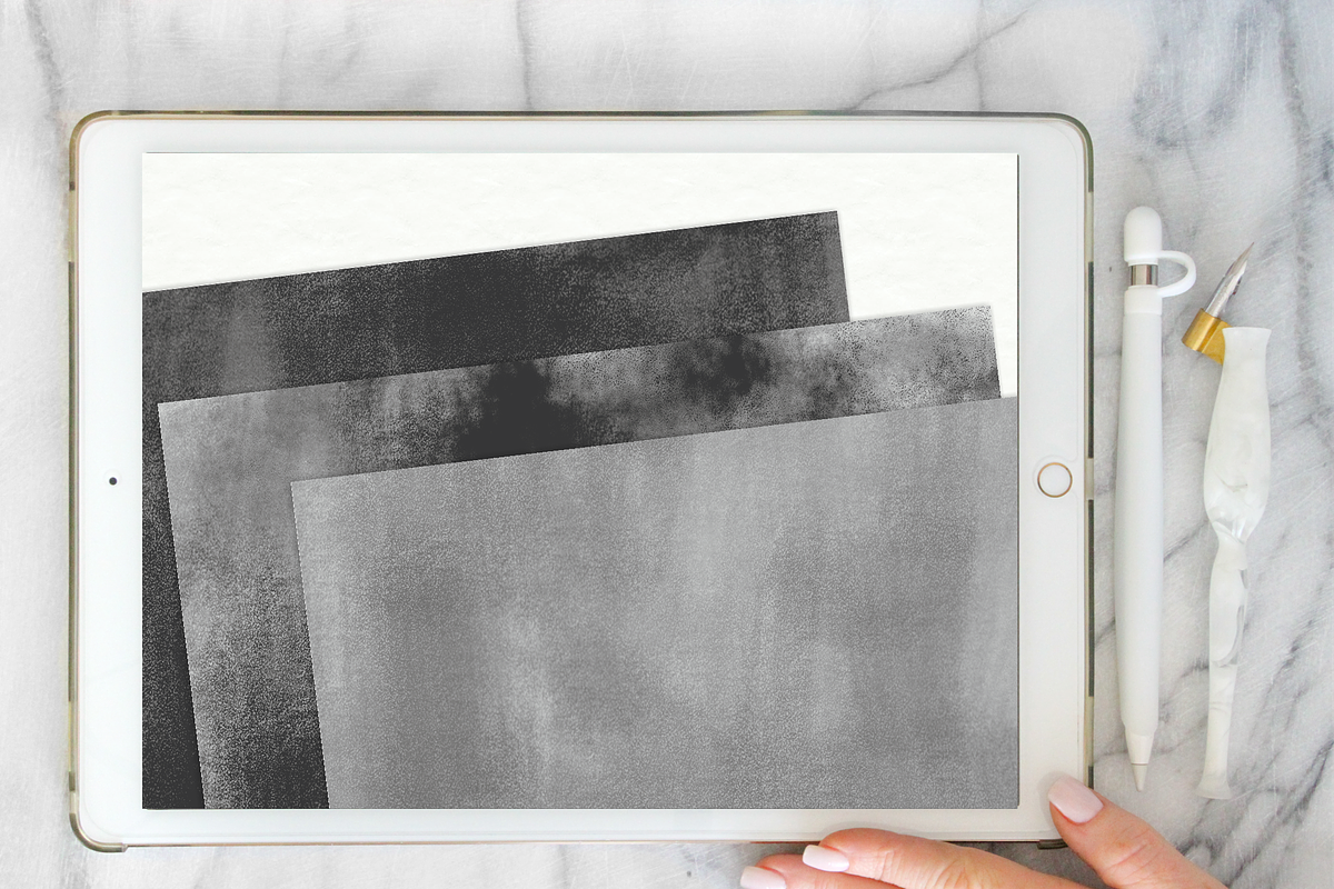 Digital Chalkboard Papers, an Object Graphic by INKMETHIS