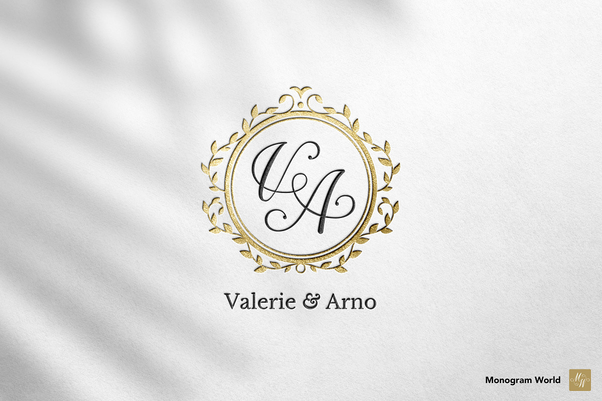 Wedding Monogram VA, a Branding & Logo Template by Monogram World