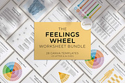 Feelings Wheel Canva Templates