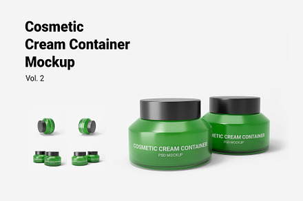 Cream Jar Mockup, a Cups & Container Mockup by HexenDesigns