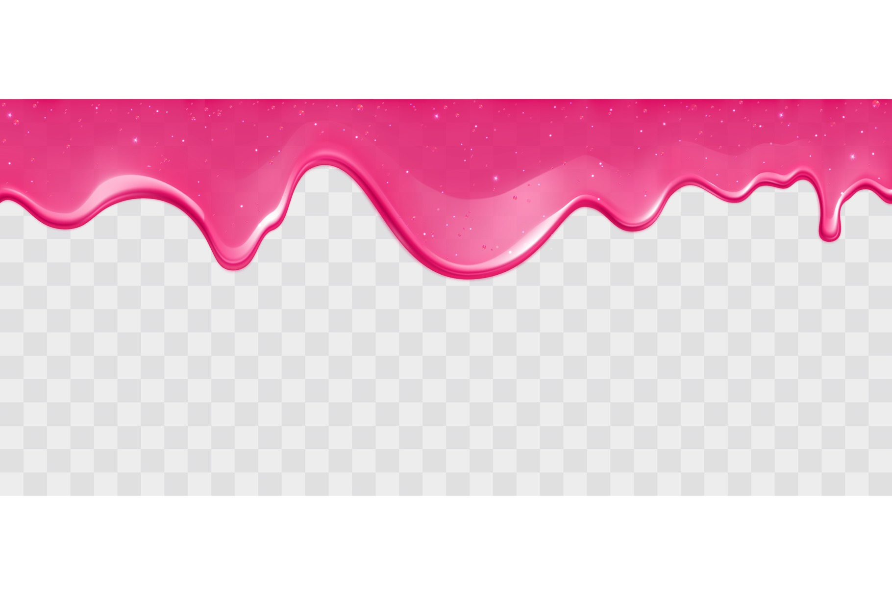 Dripping glossy pink slime with, a Texture Illustration by BCP.group