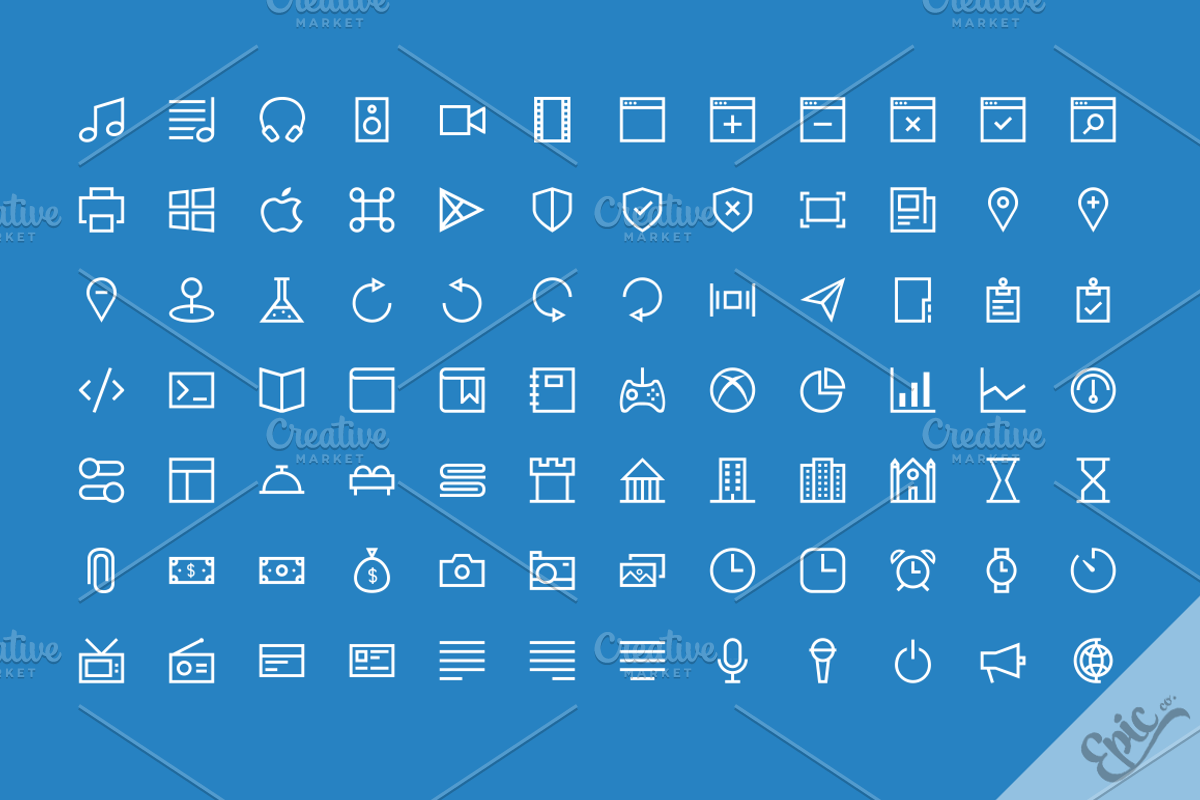 1000+ Epic Outline icons, an Outline Icon by EpicShop