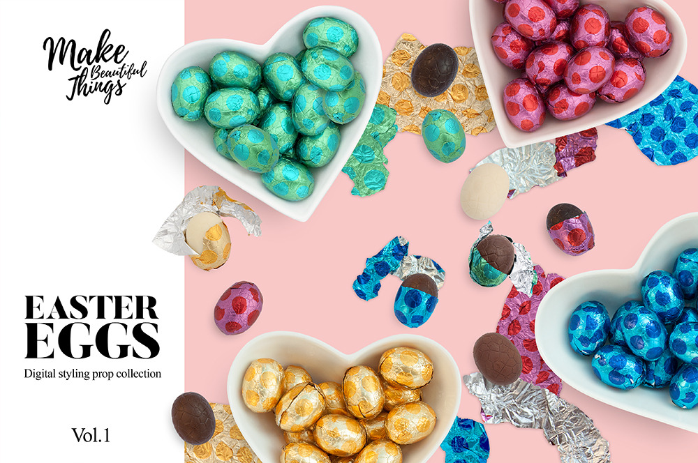 Easter digital props Vol. 1, a Graphic by Make Beautiful Things